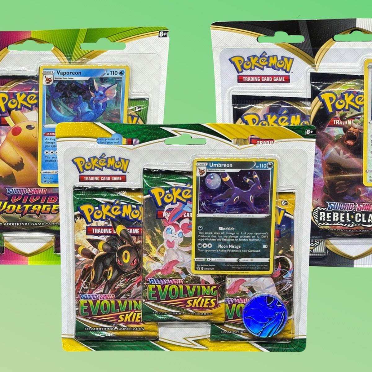 The Best Pokemon Sword and Shield 3 Pack Blisters at CardsRfun