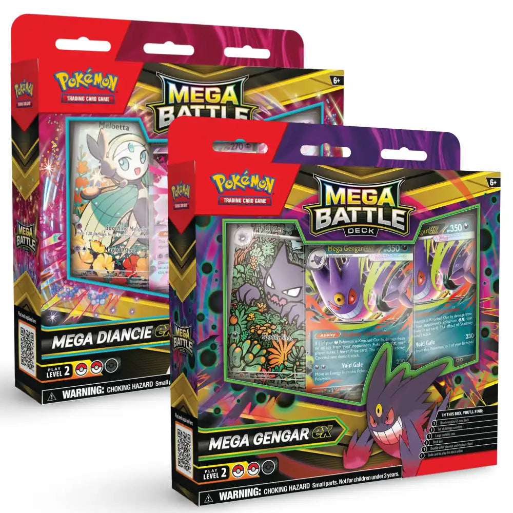 Pokemon Mega Battle Deck - Mega Gengar/ Mega Diancie – CardsRfun
