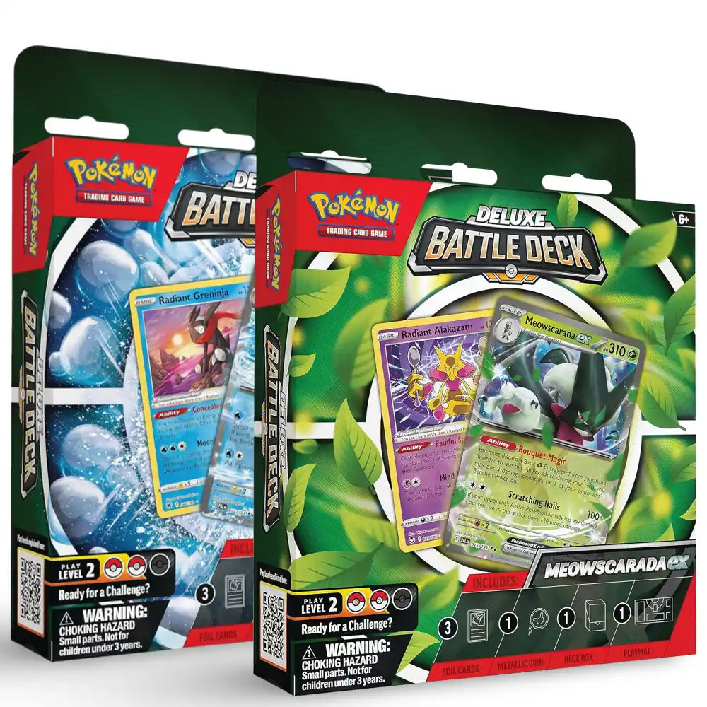 Pokemon Deluxe Battle Deck - Meowscarada ex / Quaquaval ex – CardsRfun