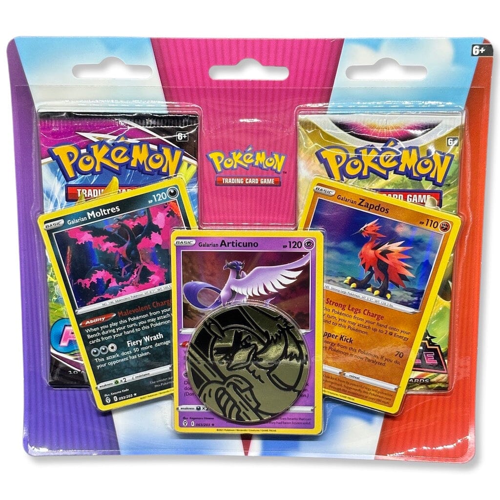 Pokémon Galarian Birds Trio 2-Pack Blister: Buy Now ⎮ CardsRfun